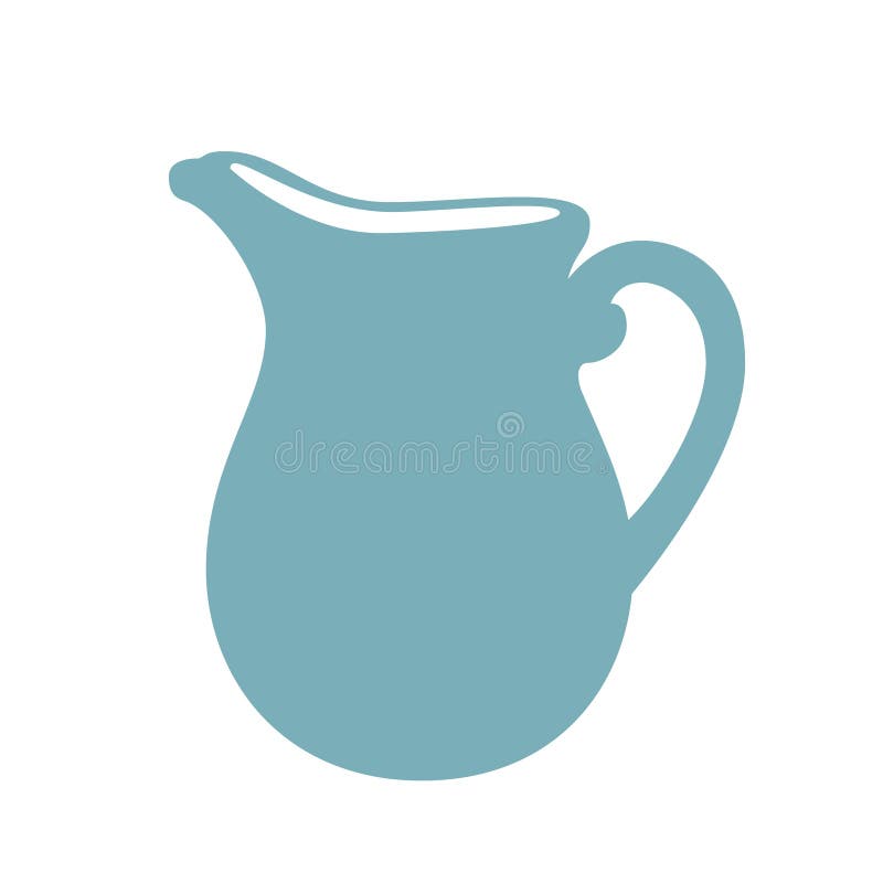 Milk Jug Vector Illustration. Stock Vector - Illustration of dairy ...