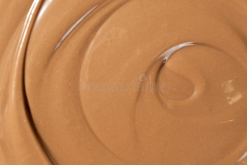 Milk Melted Chocolate Texture, Top View Macro Stock Image - Image of ...