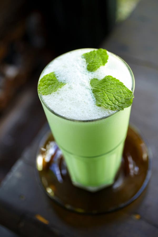 Mint milkshake stock image. Image of green, cream, beverage - 511603