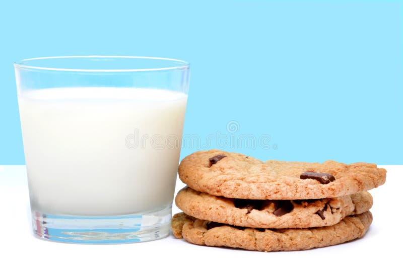 Milk N Ccookies stock photo. Image of food, drink, cookies - 21379282