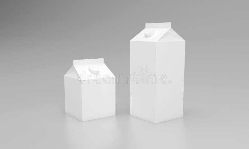 Milk Pack Packaging One Liter S Box and Two Box Half Liters Mockup ...