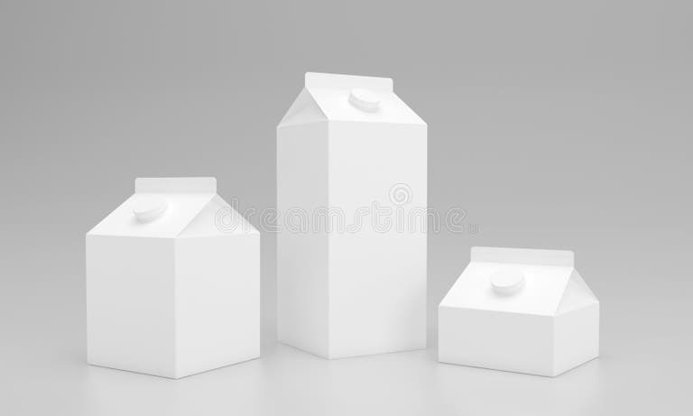 Milk Pack Packaging One Liter S Box and One Box Half Liters and One 250 ...