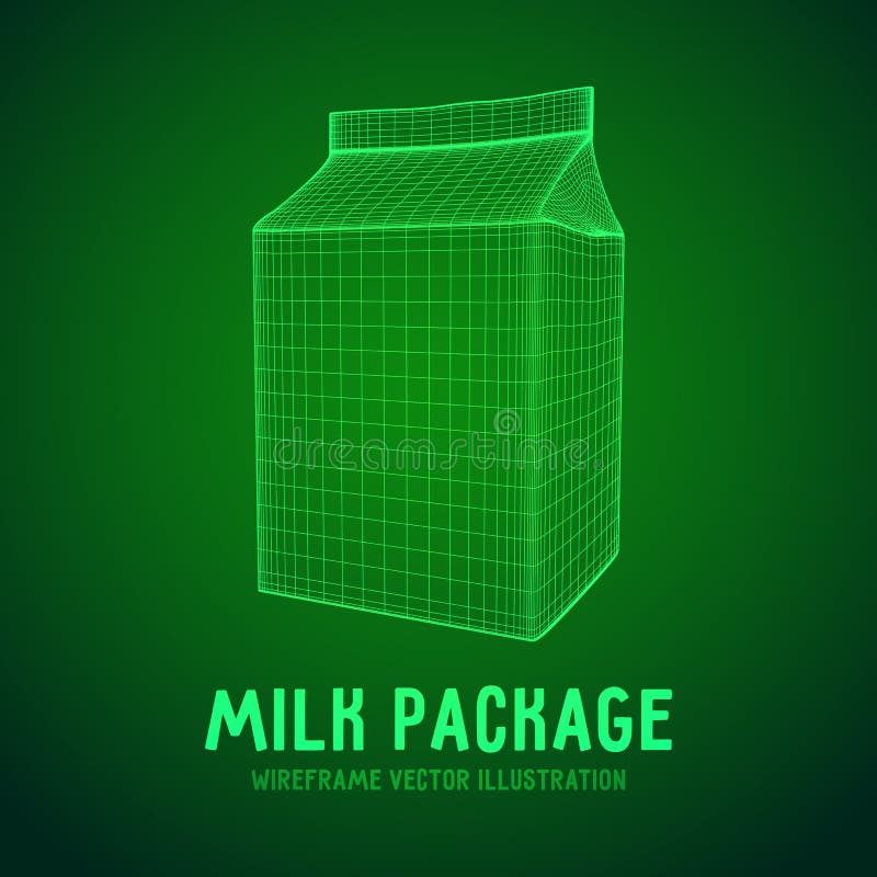 Milk package vector stock vector. Illustration of object - 102418457