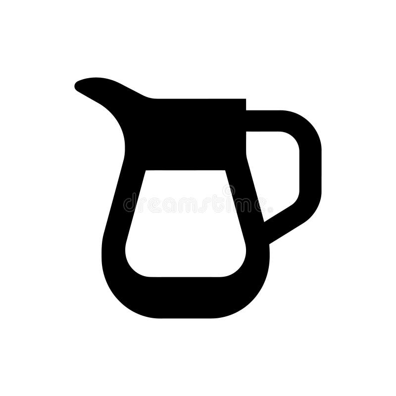 Milk pitcher icon stock vector. Illustration of liquid - 301222163