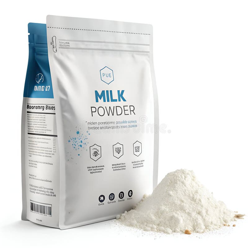 Milk Powder Packaging Design Template Isolated Stock Illustration ...