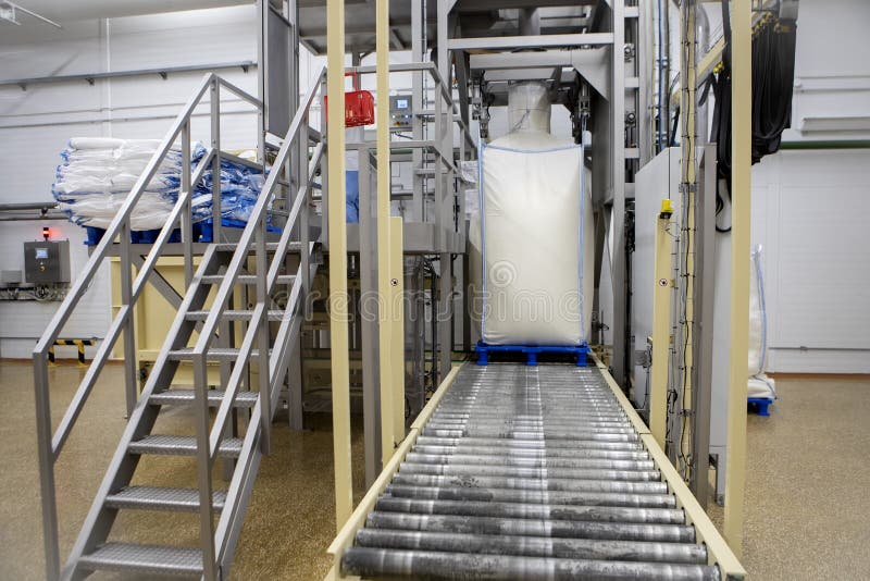Milk Powder Processing Plant Inside View of the Equipment Stock Image ...