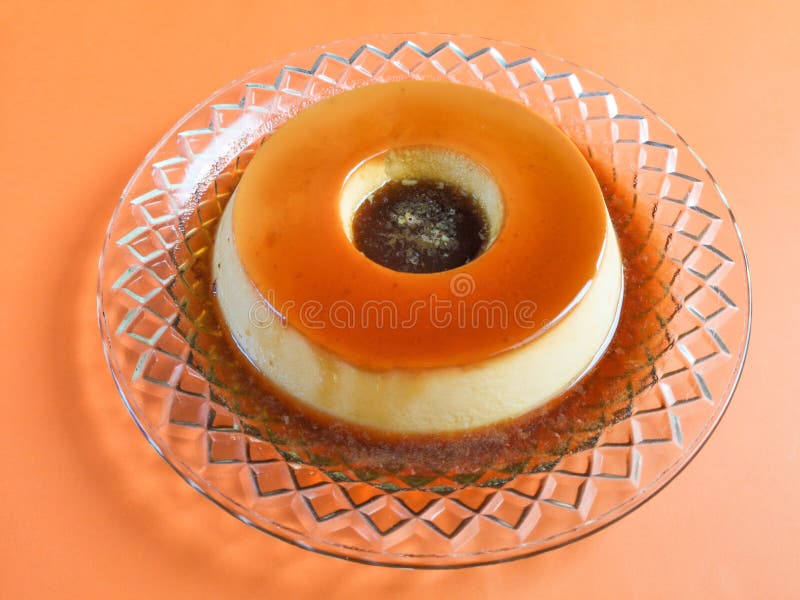 Milk Pudding Brazilian Typical Dessert Stock Image - Image of brazilian ...