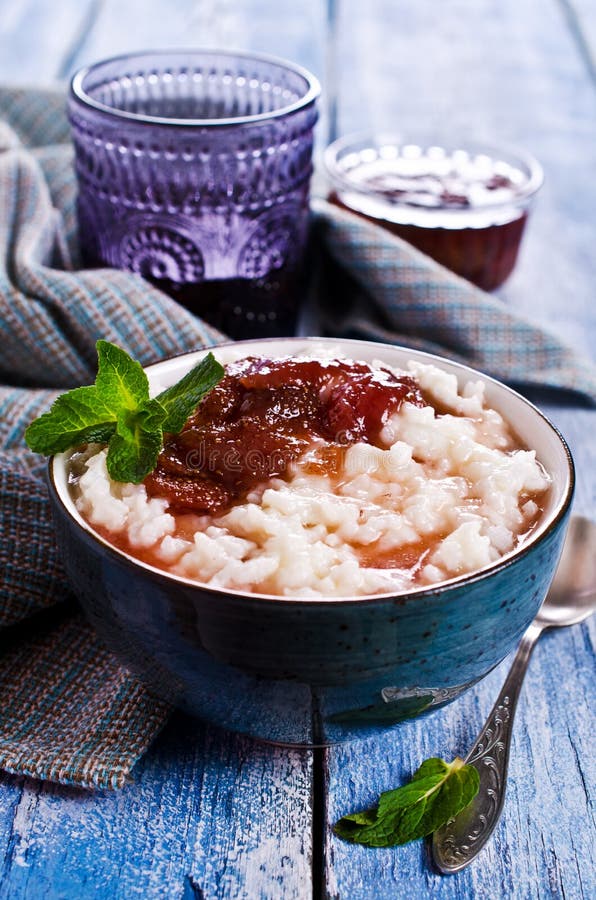 Milk rice porridge stock image. Image of baby, food, natural - 85116035