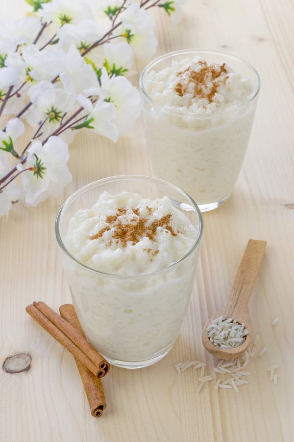 Milk rice pudding desserts stock photo. Image of dessert - 52841490