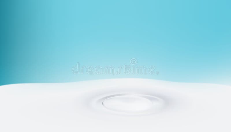 Milk Round Waves Blue Background Stock Vector - Illustration of drop ...