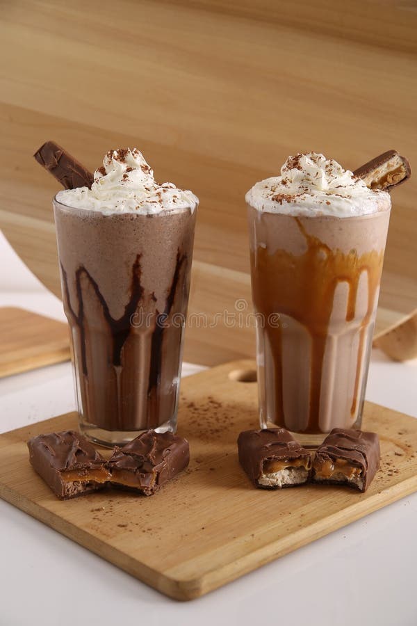 Caramel Shake & Mars Shake Stock Image - Image of buttercream, meal ...
