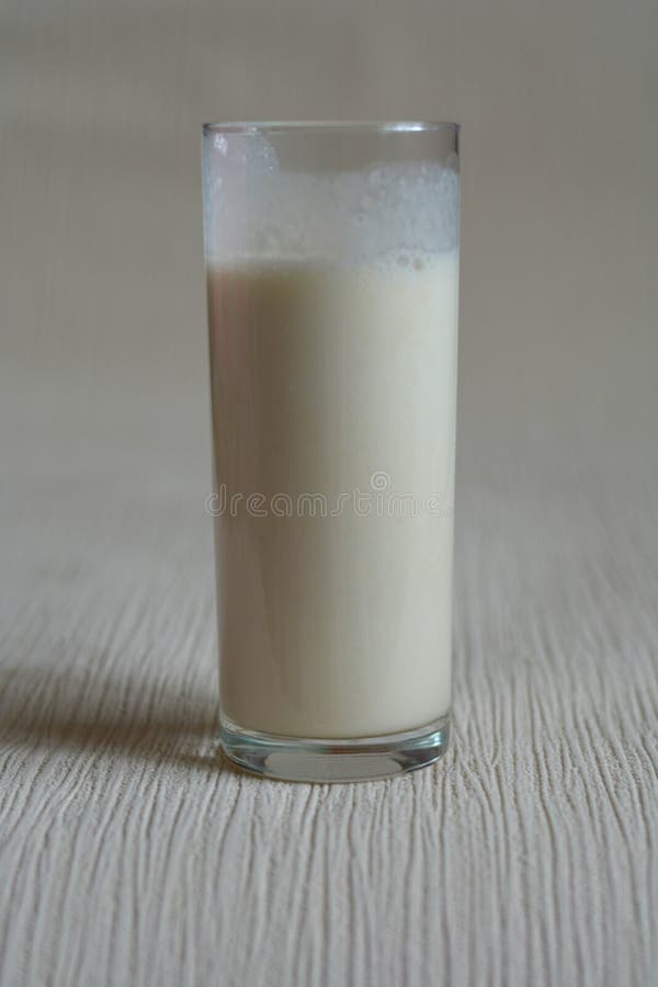 Milk shake in a glass stock photo. Image of diary, food - 110351390