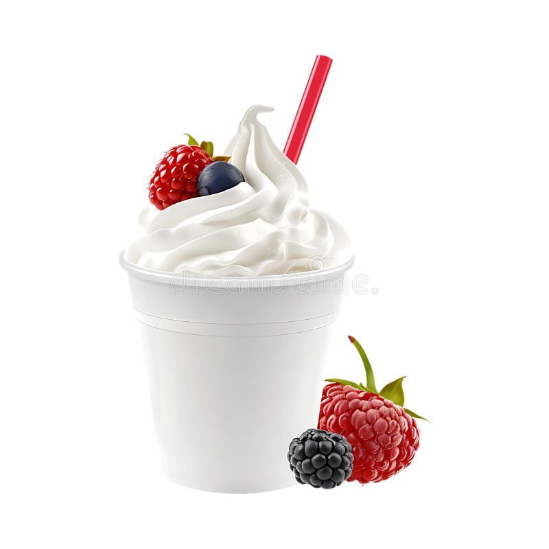 Milk Shake Glass on Transparent Background - Ai Generated Stock ...