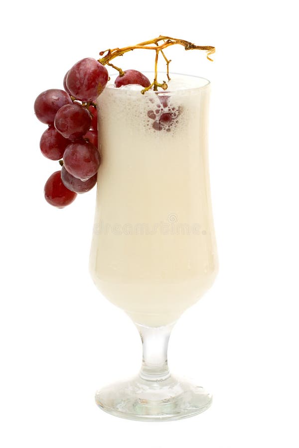 Milk Shake Isolated on White Background Stock Photo - Image of healthy ...