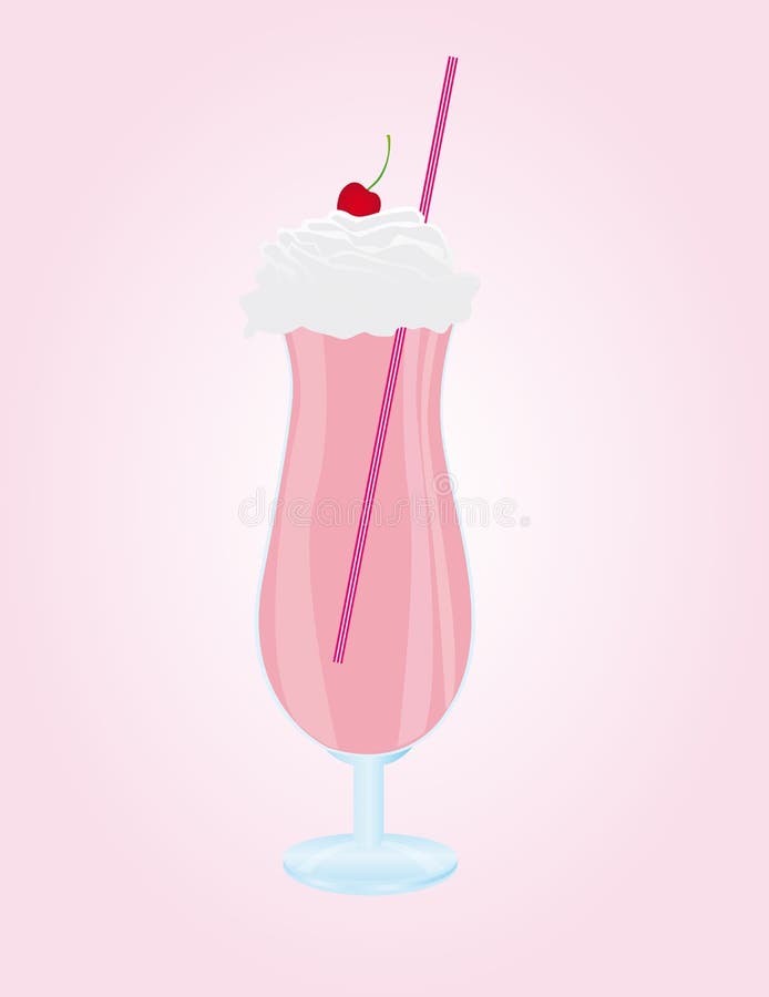 Milk shake vector stock vector. Illustration of milk - 20585610