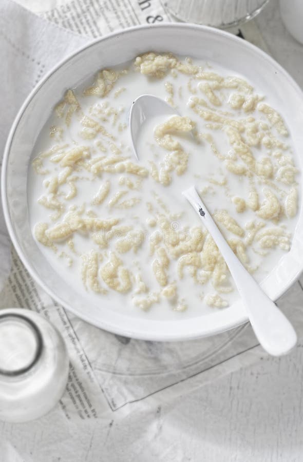 Milk soup stock photo. Image of breakfast, polish, lunch - 88661950