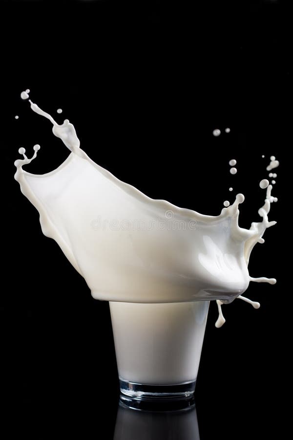 Milk splash stock image. Image of eating, splash, milk - 14275789