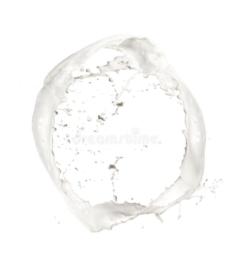 Round milk splash stock image. Image of background, drink - 18373567