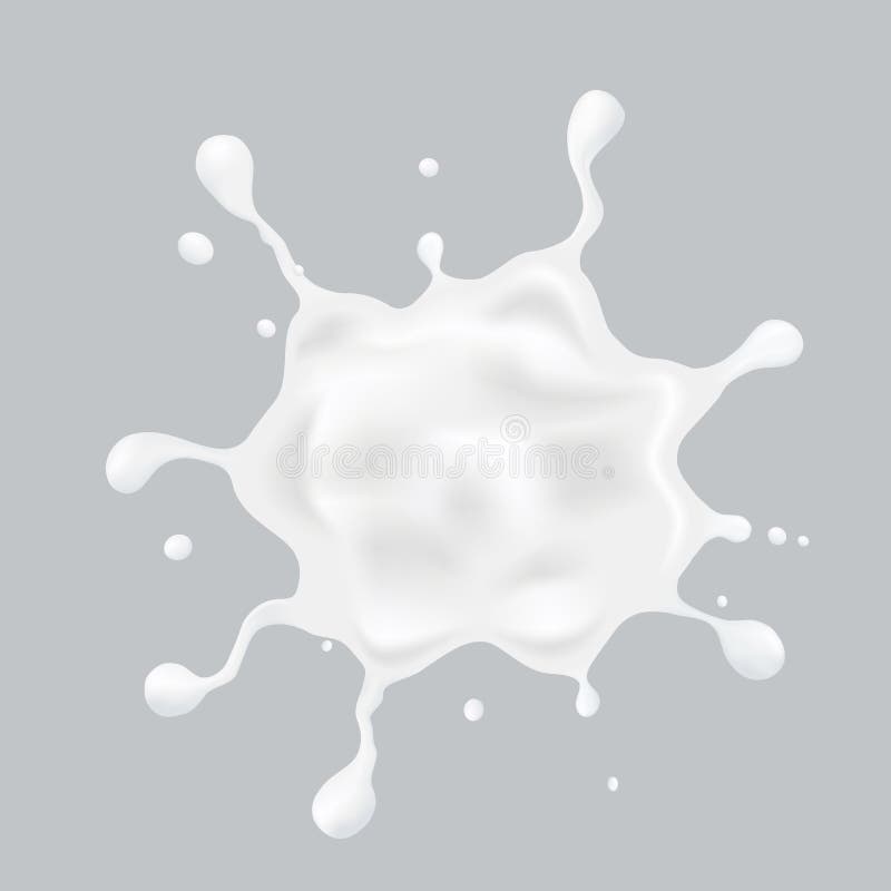 Milk Splash, Element for Advertising and Packaging, Vector Stock Vector ...