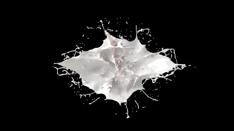 Milk splash explosion stock video. Video of drink, fluid - 177077983
