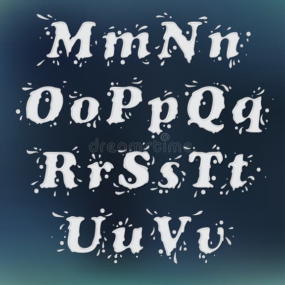 Splash Font Stock Illustrations – 68,648 Splash Font Stock ...