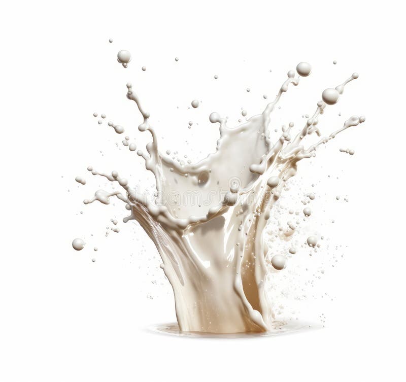 Milk Splash, Splash of Milk Isolated, Milk or White Liquid Splash ...