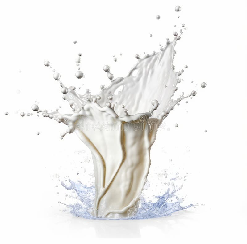 Milk Splash, Splash of Milk Isolated, Milk or White Liquid Splash ...