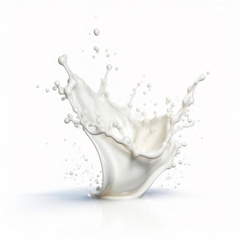 Milk Splash, Splash of Milk Isolated, Milk or White Liquid Splash ...
