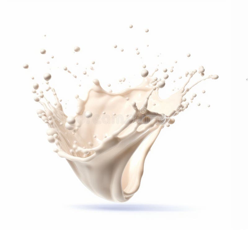 Milk Splash, Splash of Milk Isolated, Milk or White Liquid Splash ...