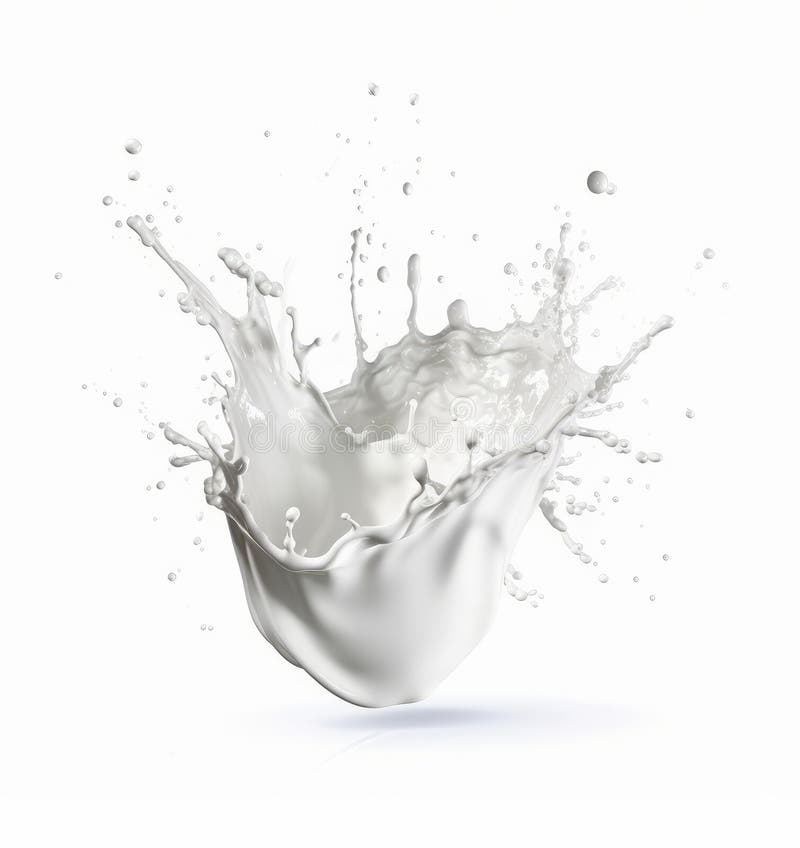 Milk Splash, Splash of Milk Isolated, Milk or White Liquid Splash ...