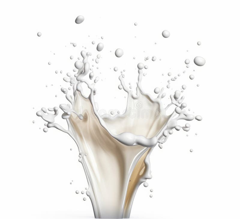 Milk Splash, Splash of Milk Isolated, Milk or White Liquid Splash ...