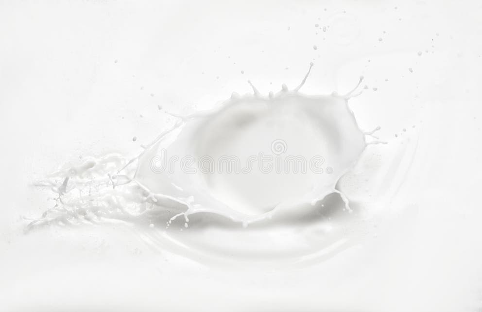Milk Splash in the Shape of a Crown Stock Photo - Image of freshness ...
