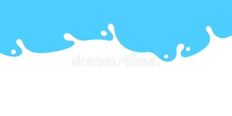 Milk Splash, Milk Simple Shape for Banner Background, Milk Waves, Milk ...