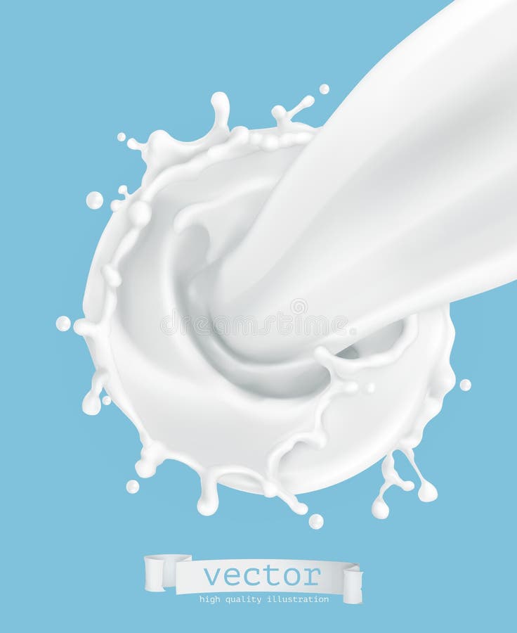 Milk splash vector icon stock vector. Illustration of liquid - 91932492
