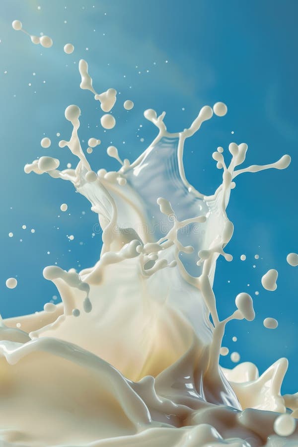 Milk Splashing stock image. Image of consumption, milk - 363762269