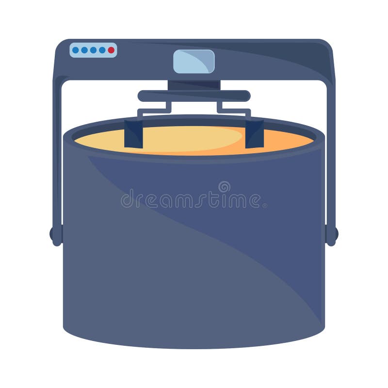 Storage Milk Tank Icon, Cartoon Style Stock Vector - Illustration of ...