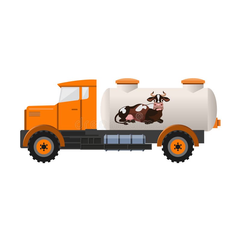 Cartoon Tanker Truck Side Stock Illustrations – 72 Cartoon Tanker Truck ...
