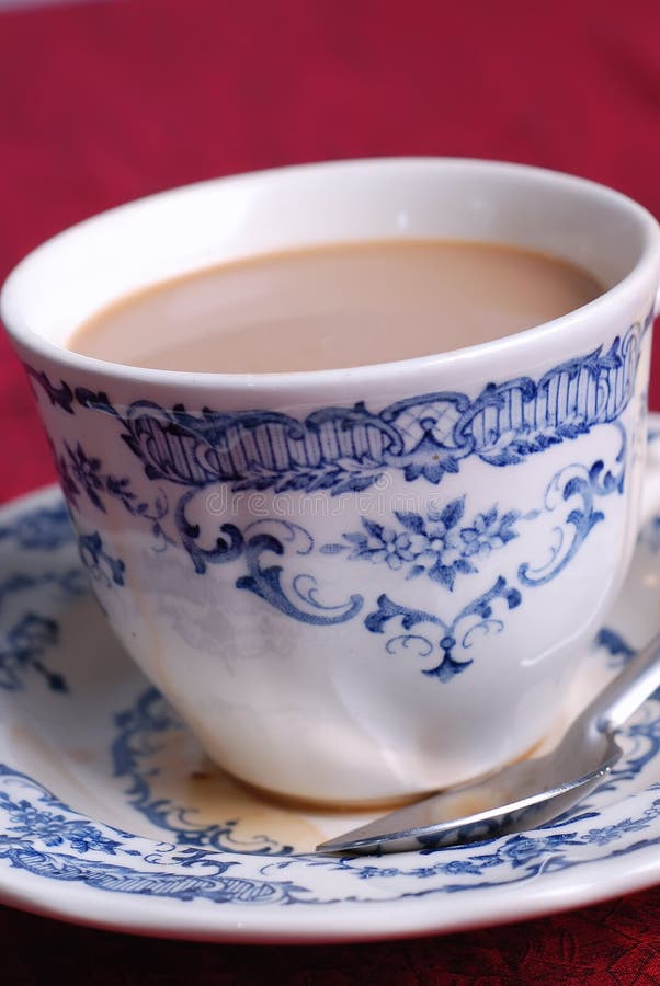 Milk Tea stock photo. Image of spoon, time, hungry, milk - 13258972