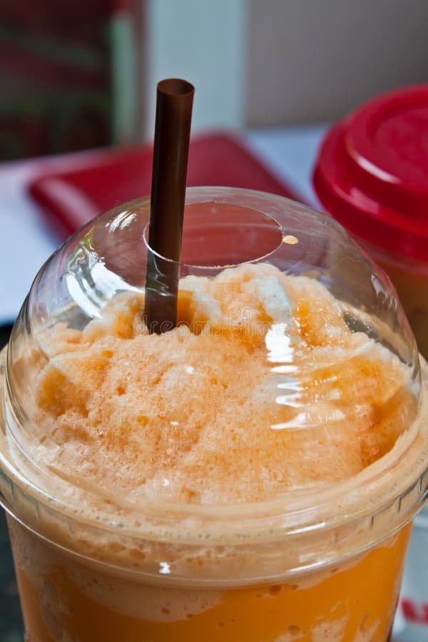Milk tea blended stock image. Image of cold, smoothies - 26558179