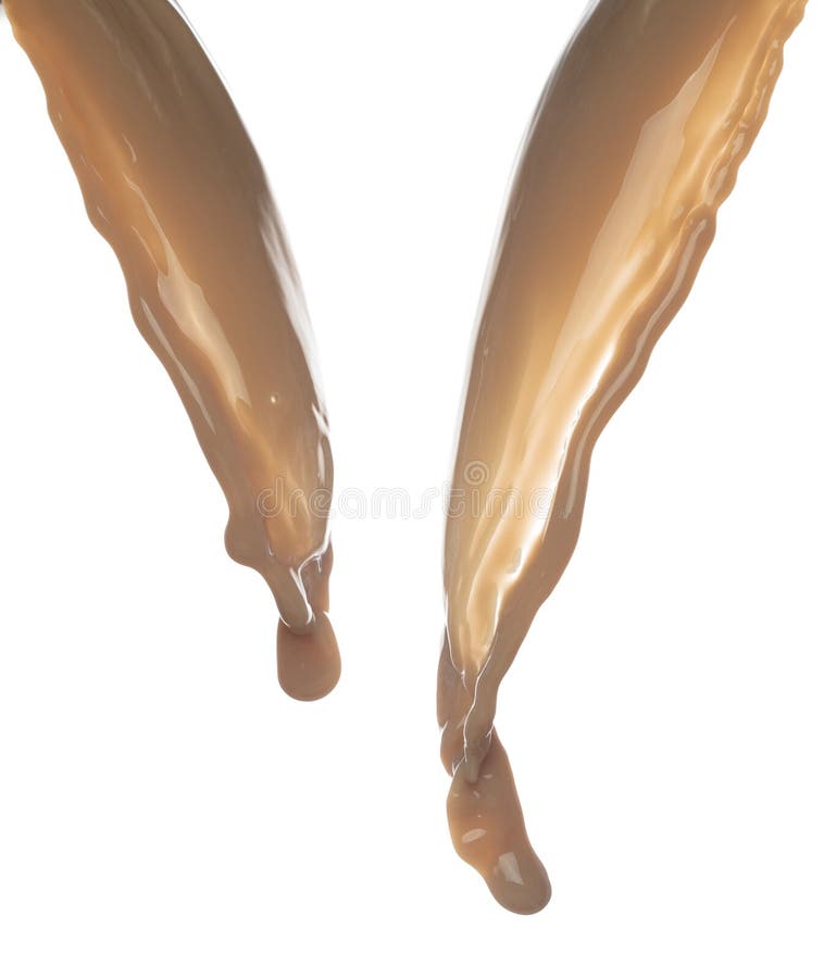 Spill Chocolate Milk on a Carpet Top View , Stock Photo - Image of ...