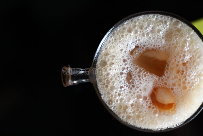 Milk Tea or Known As Teh Tarik Stock Photo - Image of cold, called ...