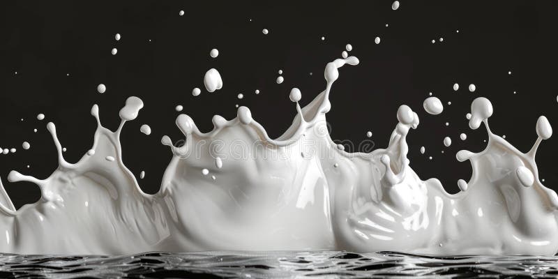 Milk on Water stock illustration. Illustration of pond - 373522936