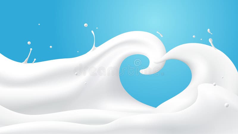 Milk wave background_048 stock vector. Illustration of isolated - 322143384