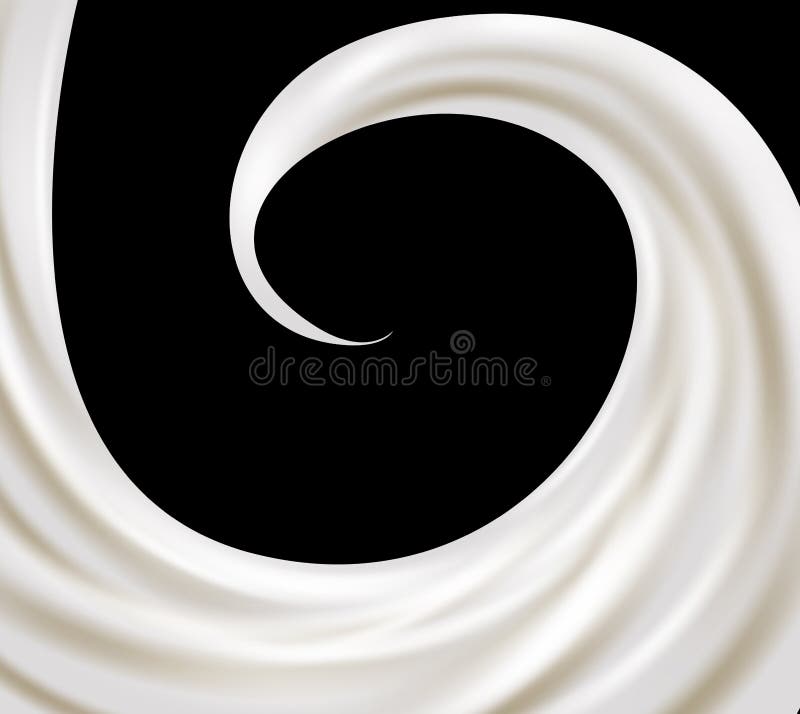 Milk Wave Splash Background Stock Vector - Illustration of meal, cream ...