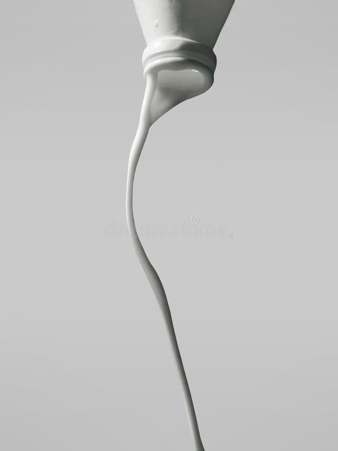Milk White Liquid Splash on Grey Background Stock Photo - Image of time ...