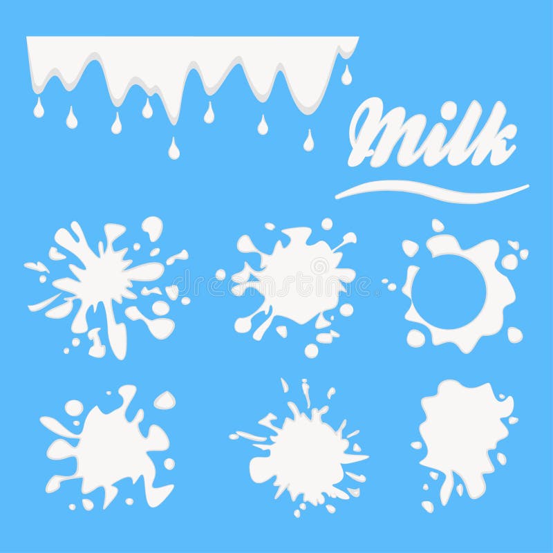 Milk, yogurt or cream stock vector. Illustration of creative - 98836640