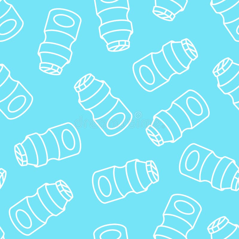 Milk Yogurt Outline Vector Seamless Pattern Isolated Background Stock ...