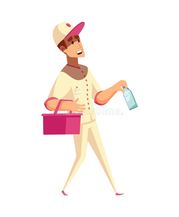 Milkman Stock Illustrations – 683 Milkman Stock Illustrations, Vectors ...