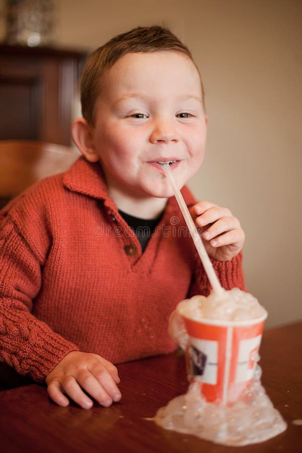 Milkshake Bubbles stock image. Image of childhood, child - 34352653