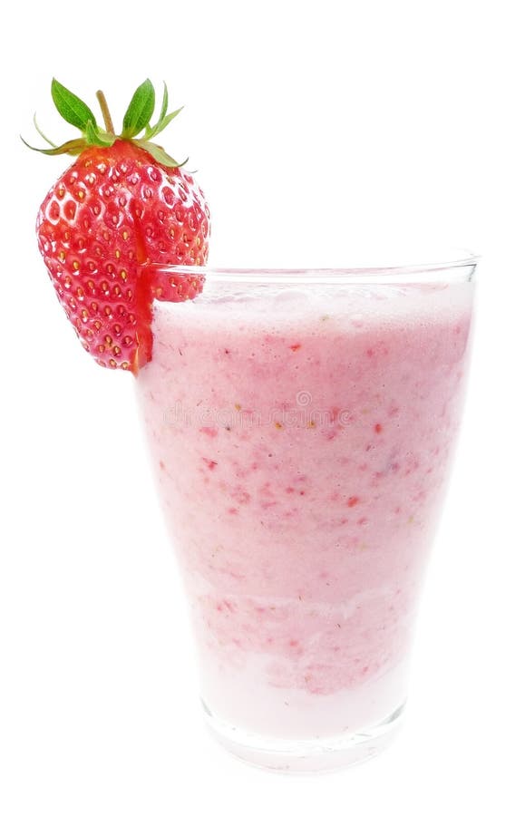 Milkshake de la fresa imagen de archivo. Imagen de culinario - 14837279